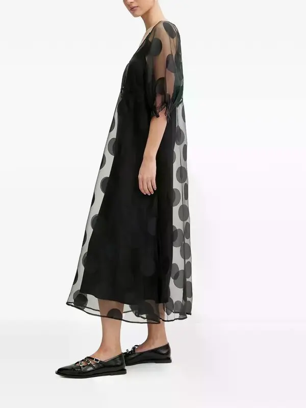 Stine Goya Polka-dot Midi Dress