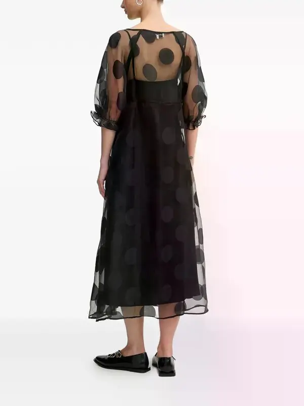 Stine Goya Polka-dot Midi Dress