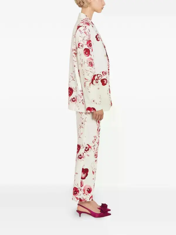 Giambattista Valli Floral Double-breasted Jacket