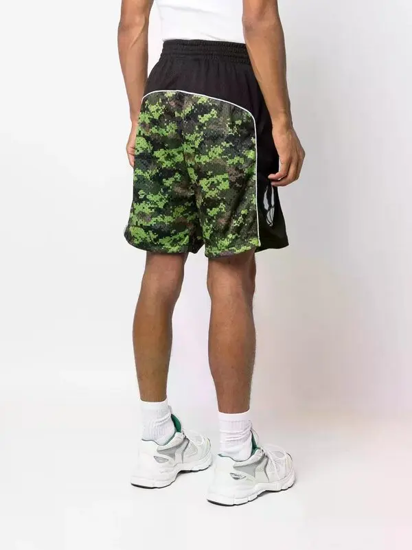 Mitchell & Ness Camouflage-print Track Shorts