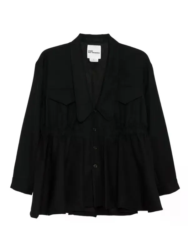 Noir Kei Ninomiya Peplum Wool Jacket