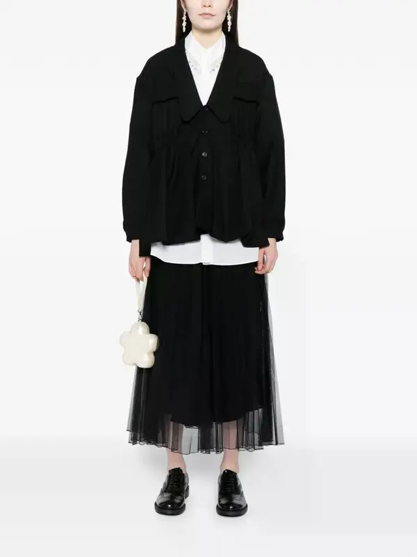 Noir Kei Ninomiya Peplum Wool Jacket