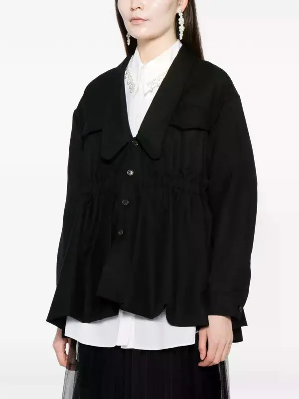 Noir Kei Ninomiya Peplum Wool Jacket