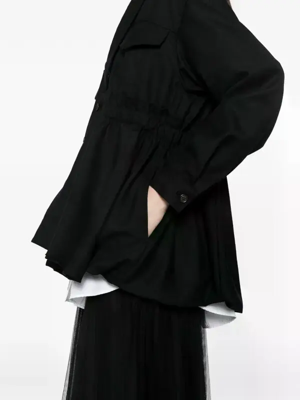 Noir Kei Ninomiya Peplum Wool Jacket