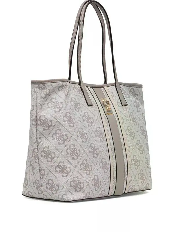 Guess Monogram Top Handle Tote Bag