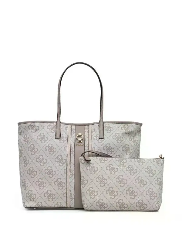 Guess Monogram Top Handle Tote Bag