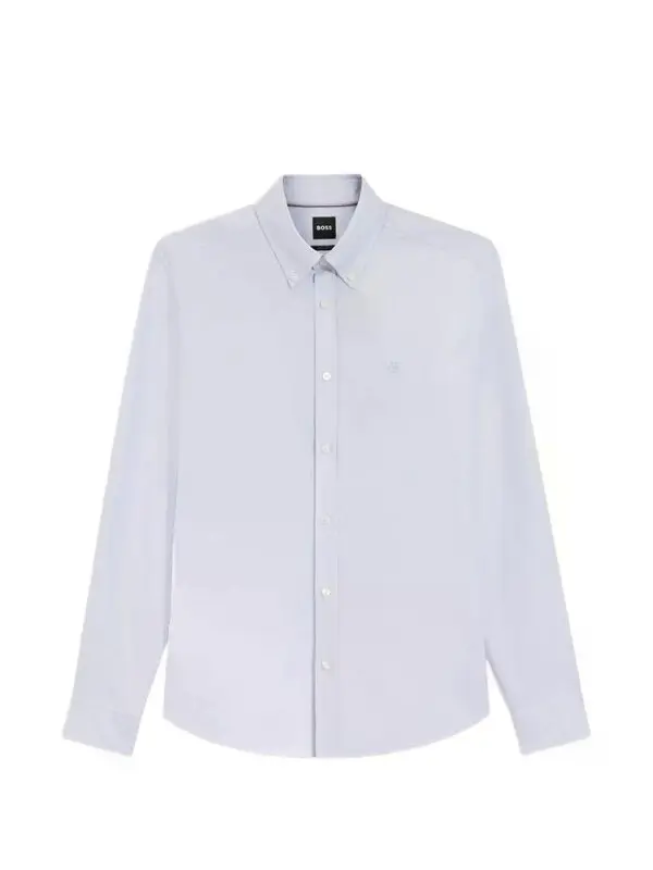 BOSS Liam Regular-fit Shirt In Oxford Cotton - Blue