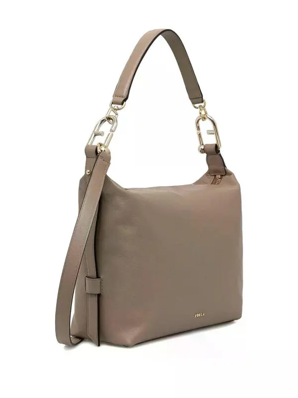 Furla Leather Hobo Crossbody Bag - Neutrals