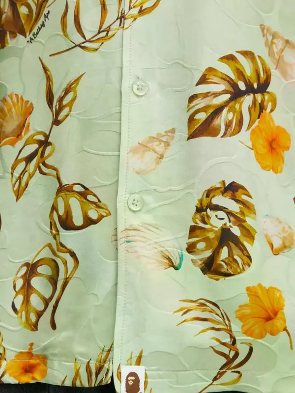 A BATHING APE Floral Short-sleeve Shirt