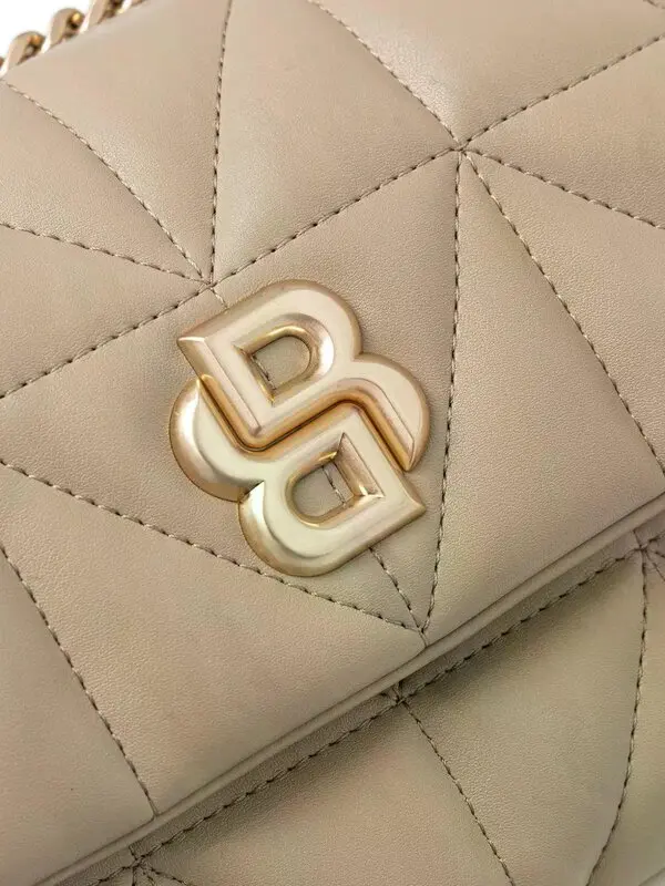 BOSS Quilted Chain Shoulder Bag - Neutrals