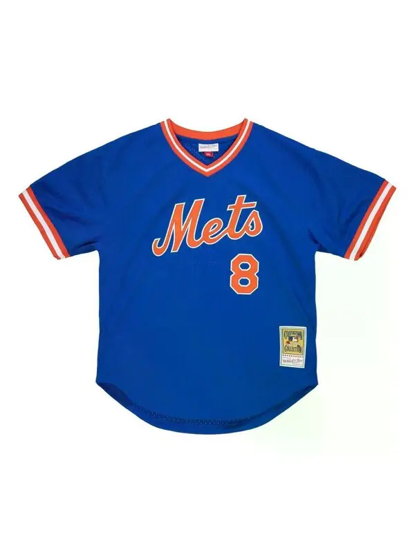 Mitchell & Ness Mlb Mets 1986 Gary Carter T-shirt - Blue
