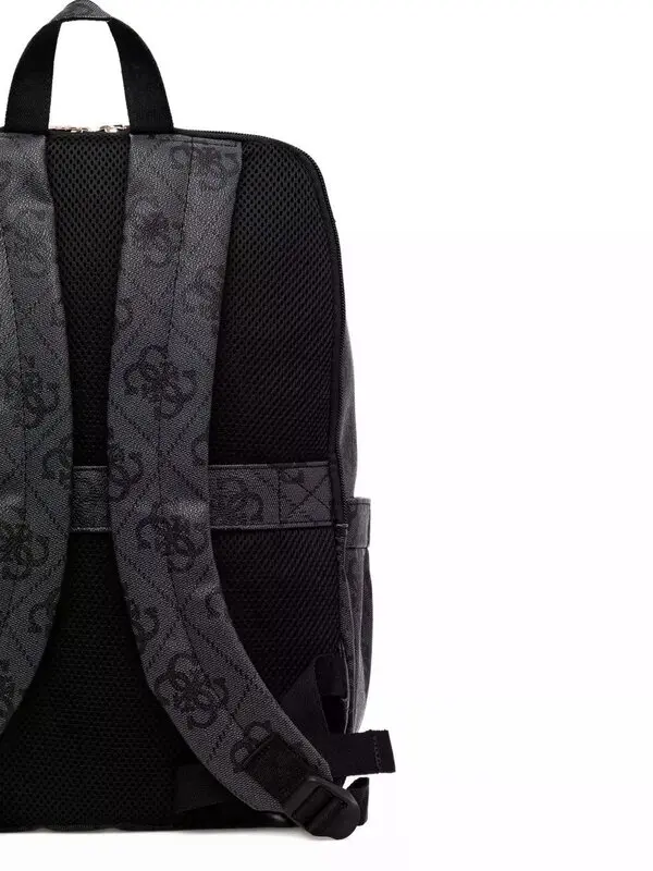 Guess Berta 4g Monogram Backpack - Black