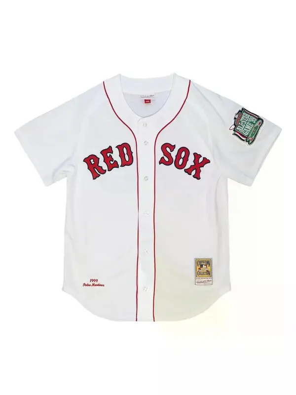 Mitchell & Ness Mlb Red Sox 1999 Pedro Martinez T-shirt - White
