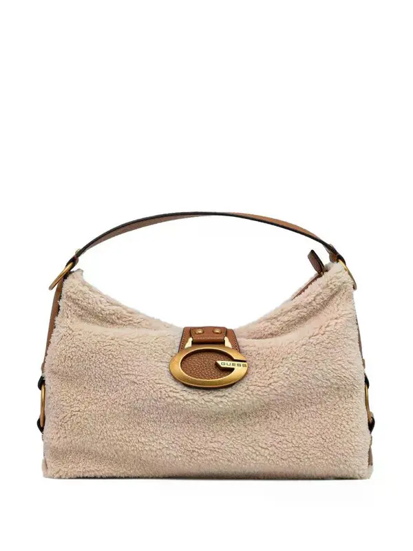 Guess Camden Sherpa Tote Bag - Neutrals