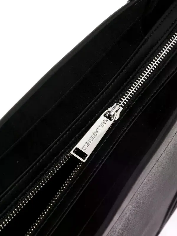 Karl Lagerfeld Embossed-logo Tote Bag - Black