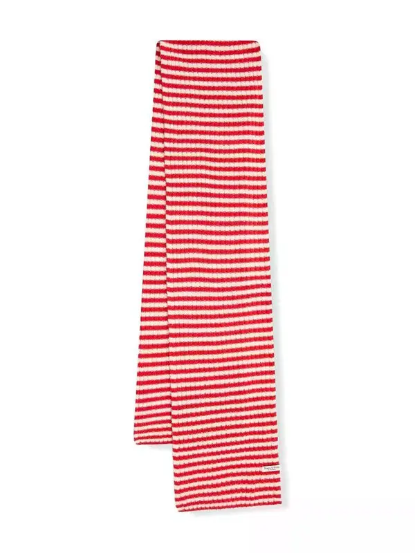 Marc O'polo Striped Scarf - Red