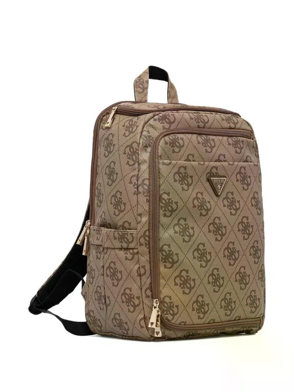 Guess Logo-plaque Backpack - Neutrals