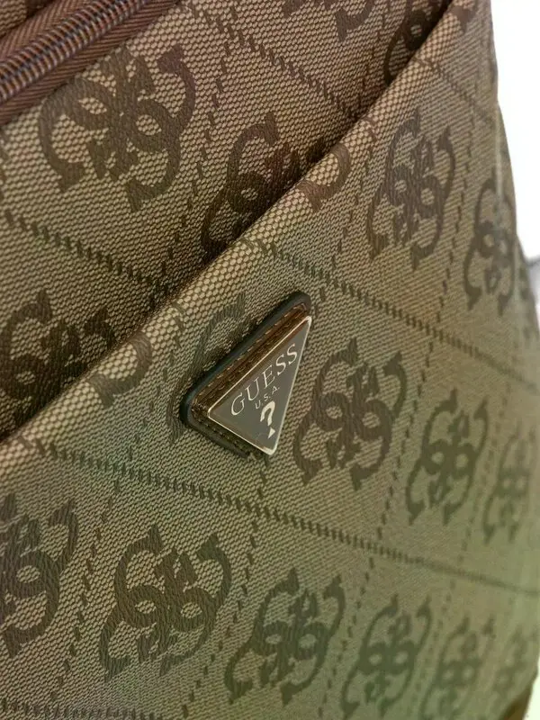 Guess Logo-plaque Backpack - Neutrals