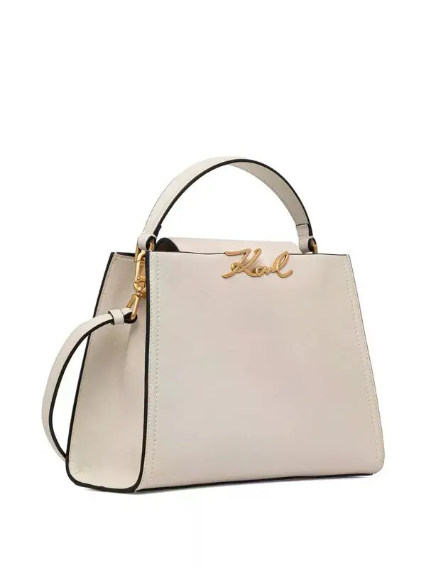 Karl Lagerfeld Logo Top-handle Tote Bag