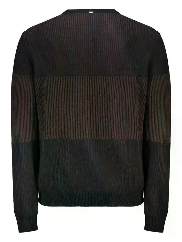 Herno Ribbed Color-block Sweater