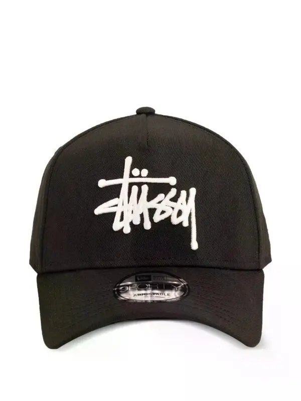 StÜssy Embroidered Snapback Cap - Black