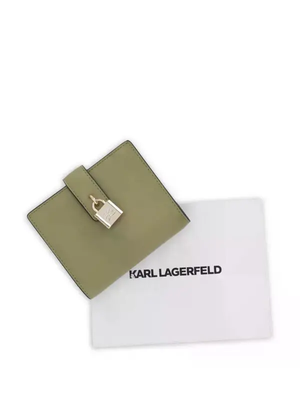 Karl Lagerfeld Padlock Flap Wallet