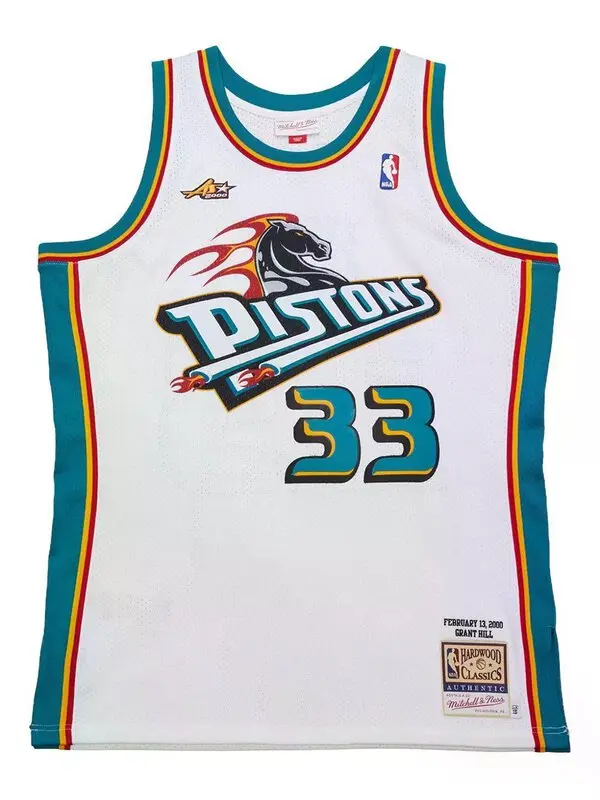 Mitchell & Ness X Nba Detroit Pistons 2000 Grant Hill Jersey - White