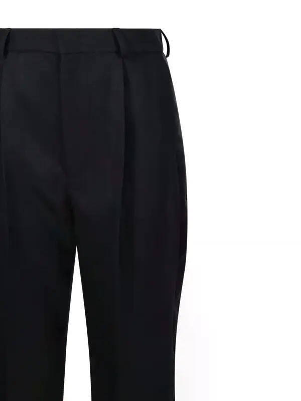 Victoria Beckham Pleated Straight Trousers