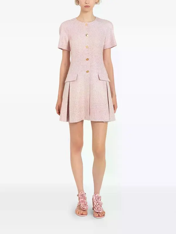 Giambattista Valli Button Pocket Mini Dress