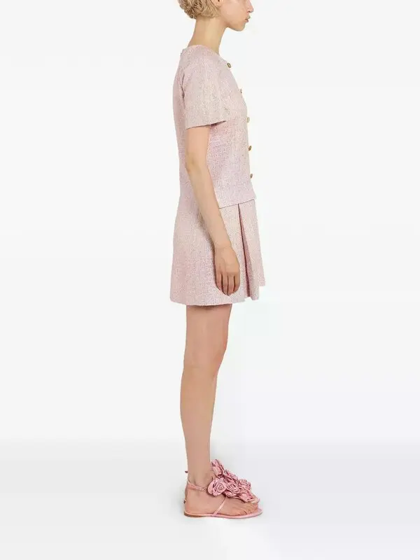 Giambattista Valli Button Pocket Mini Dress