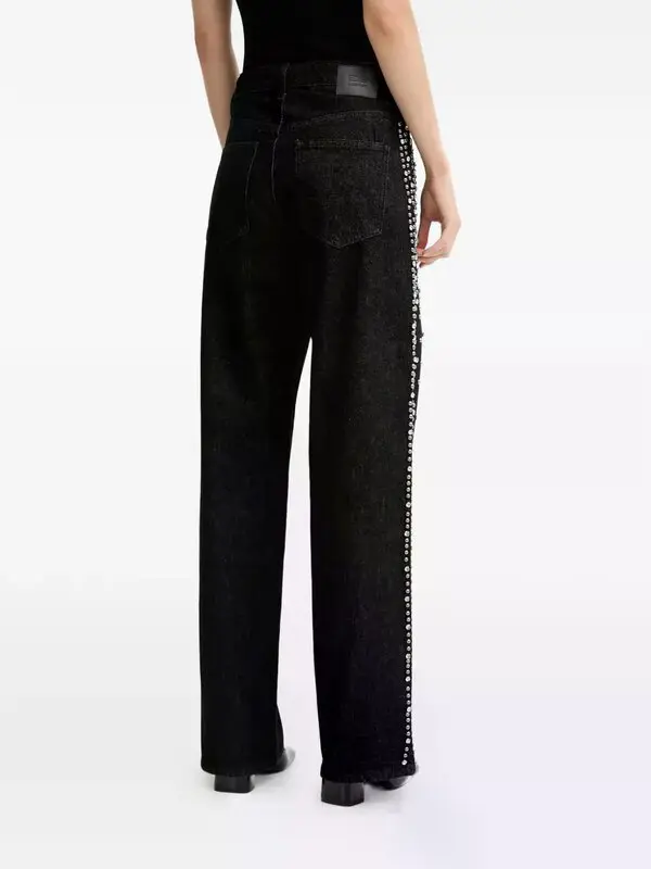 GESTUZ Embellished Straight Leg Jeans