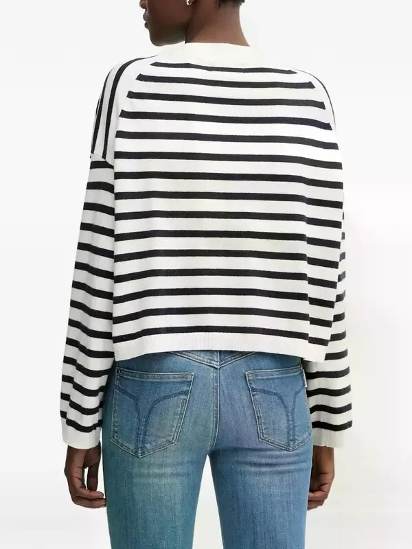 Marc O'polo Striped Button-front Cardigan