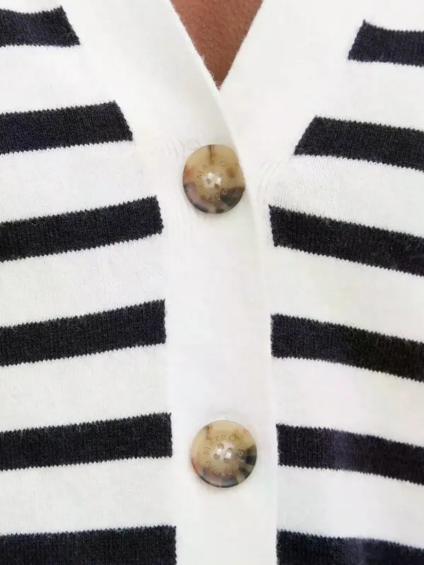 Marc O'polo Striped Button-front Cardigan
