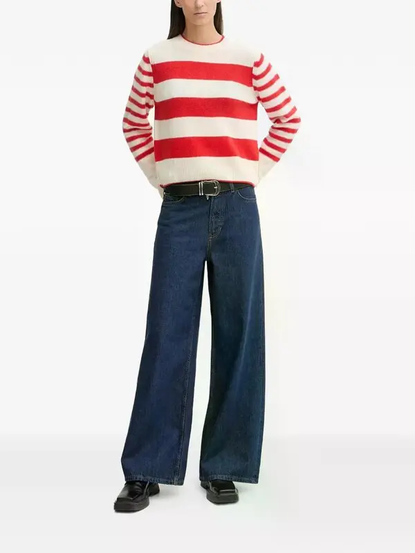 Marc O'polo Striped Crew-neck Sweater