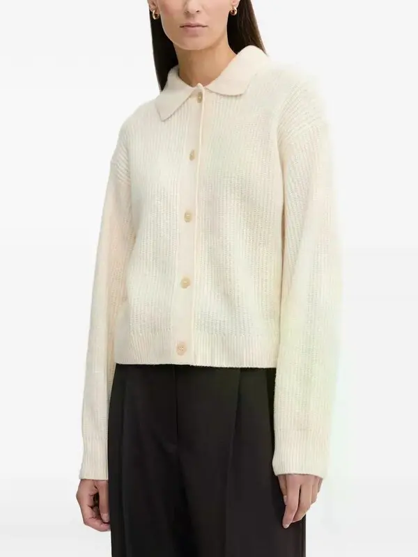 Marc O'polo Collared Buttoned Cardigan
