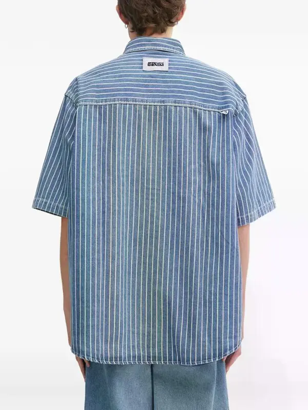 AAPE BY *A BATHING APE® Now Striped Logo Shirt