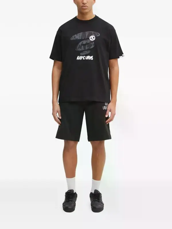 AAPE BY *A BATHING APE Embroidered Logo Shorts