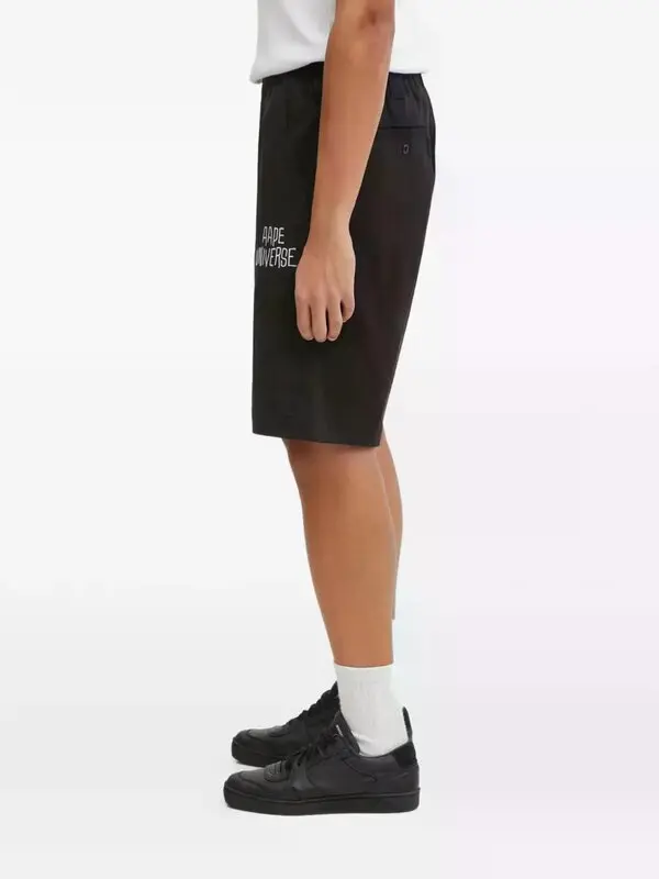 AAPE BY *A BATHING APE Embroidered Logo Shorts