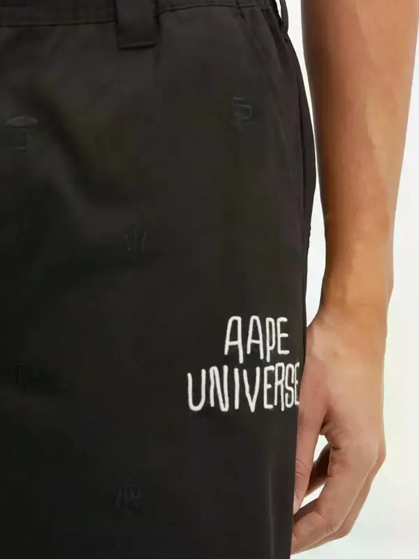 AAPE BY *A BATHING APE Embroidered Logo Shorts