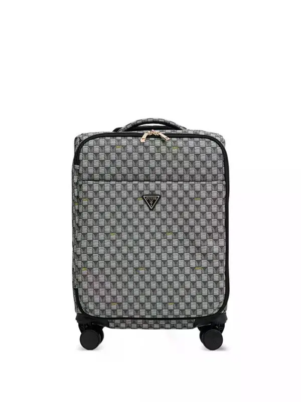 Guess Geometric Pattern Logo Luggage