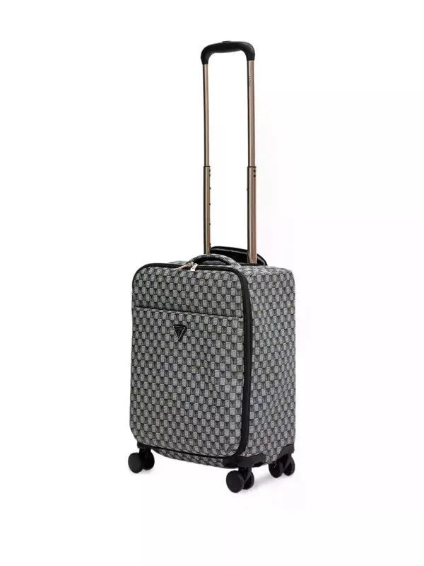 Guess Geometric Pattern Logo Luggage
