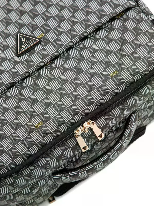 Guess Geometric Pattern Logo Luggage