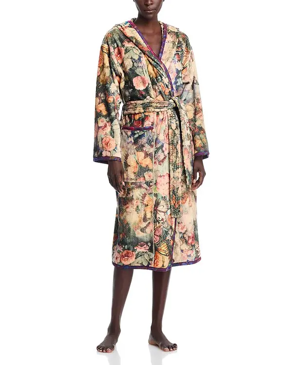 Johnny Was Aditi Reversible Robe - Bellina Leopard