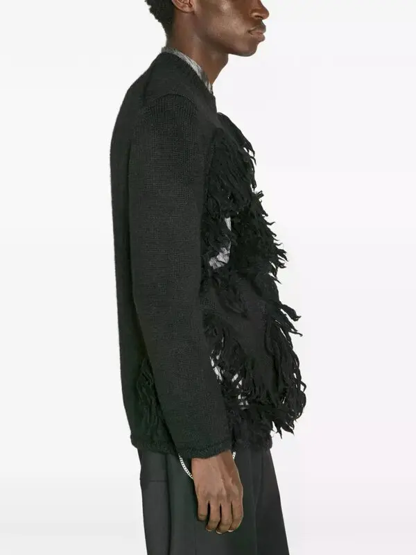Comme Des Garçons Fringed Sweater