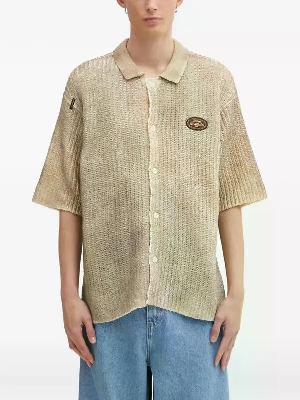 AAPE BY *A BATHING APE® Patch Buttoned Shirt