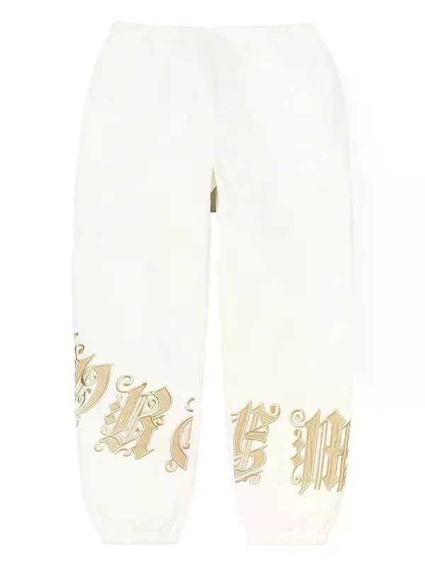 Supreme Old English Track Pants - White