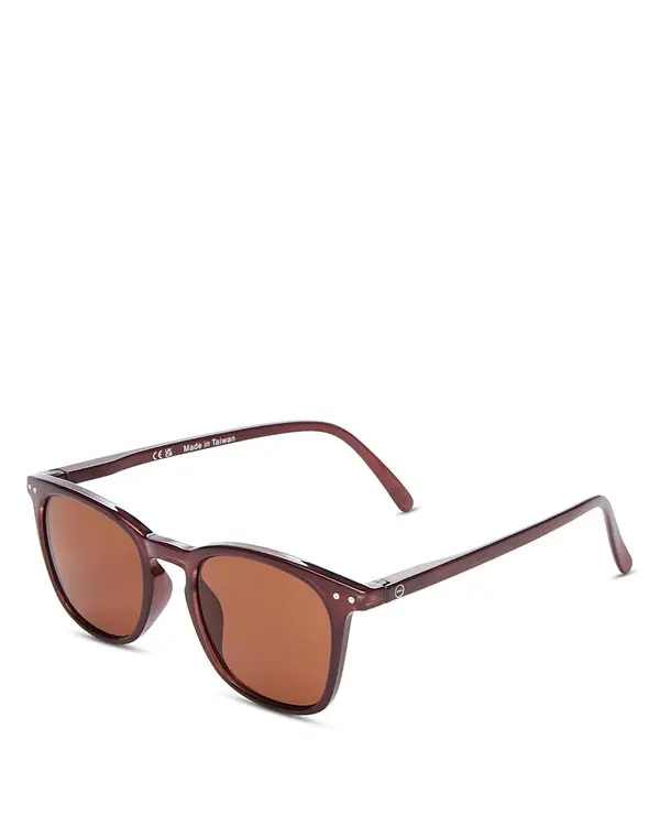 IZIPIZI Square Sunglasses 49mm - Old Leather