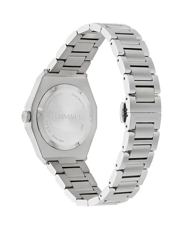 FERRAGAMO Edge Bracelet Watch, 40mm