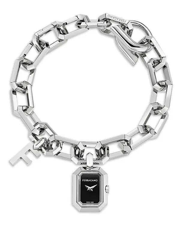 FERRAGAMO Charm Bracelet Watch, 16.6mm - Stainless Steel