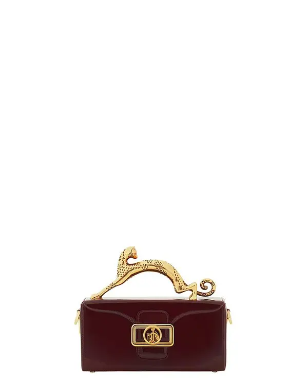LANVIN Pencil Cat Nano Patent Leather Bag